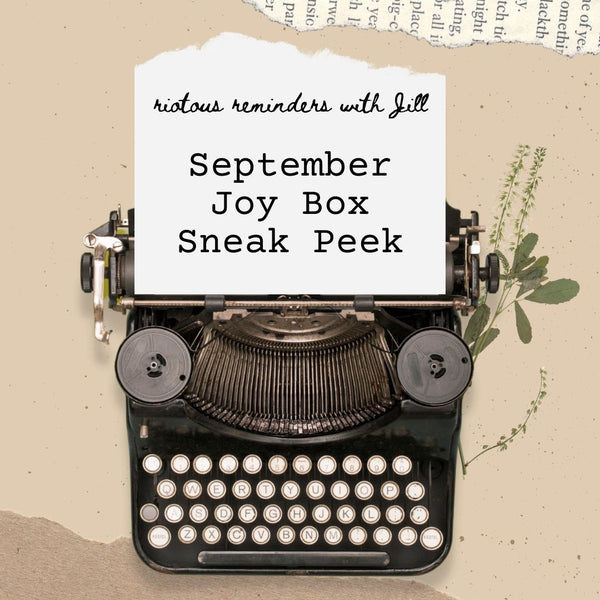 September Joy Box Sneak Peek - Pink Salt Riot