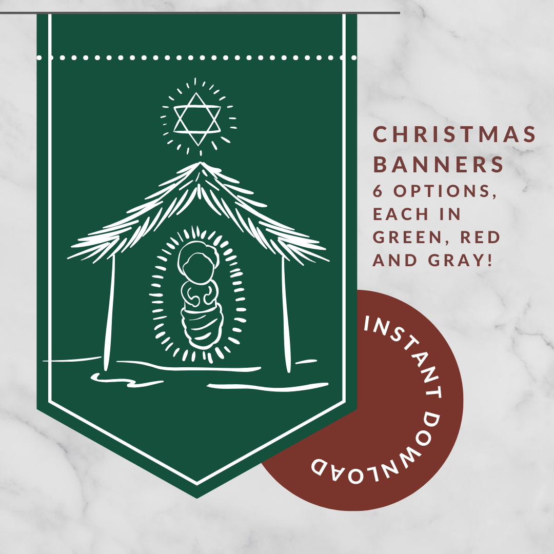 Free Printable Christian Banners & Decor from Pink Salt Riot